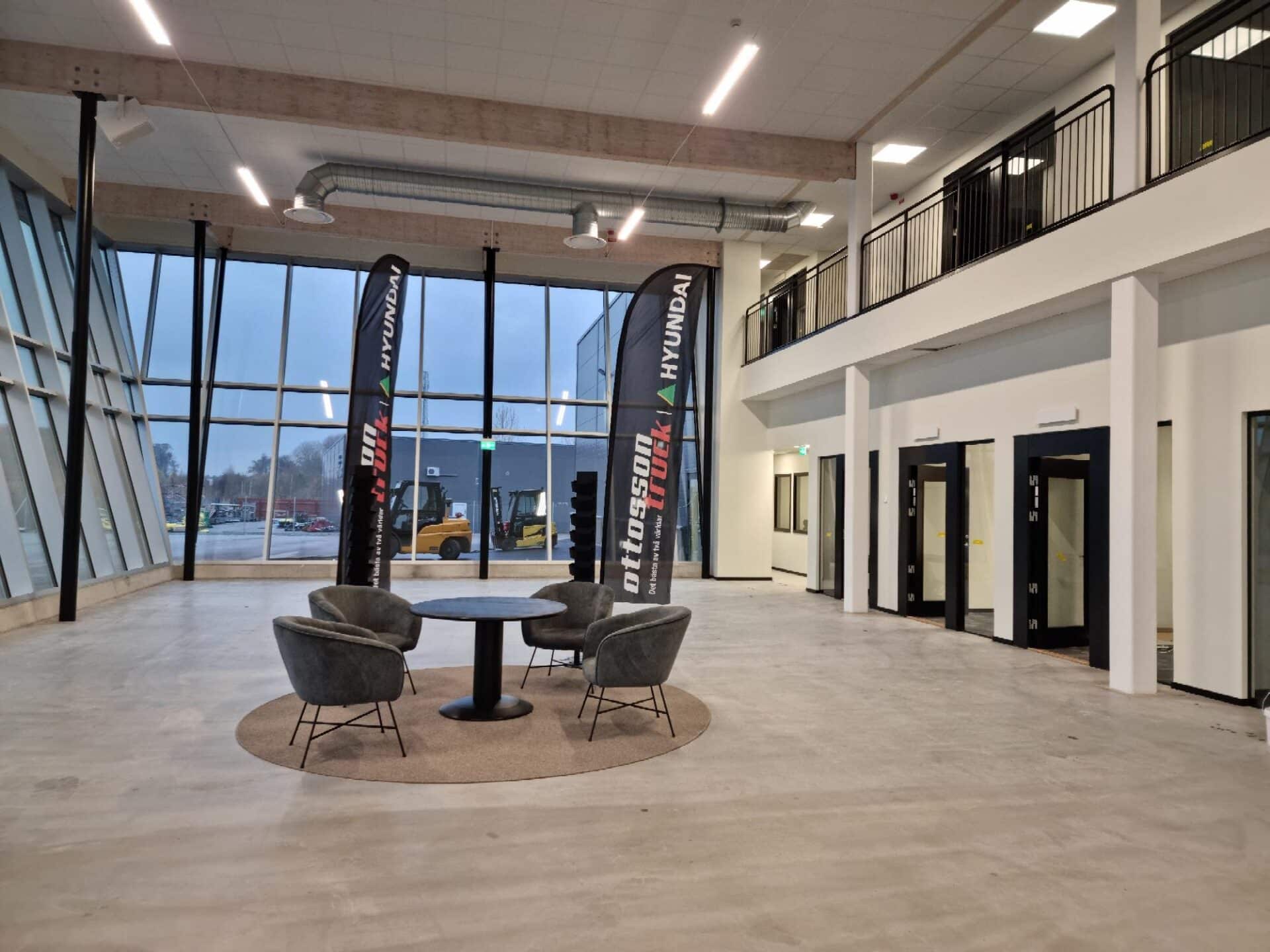 Ottosson Trucks nybygge i Bromölla November - Ottosson Truck