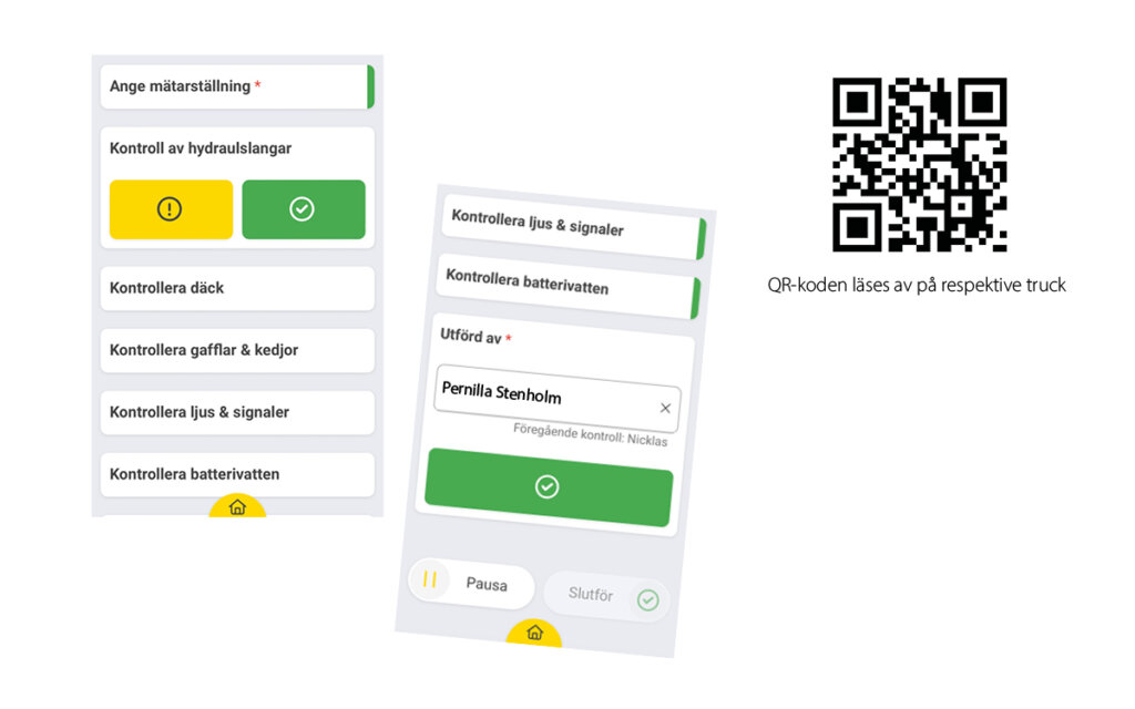Ottosson DDTS-QR Digital daglig tillsyn - Ottosson Truck